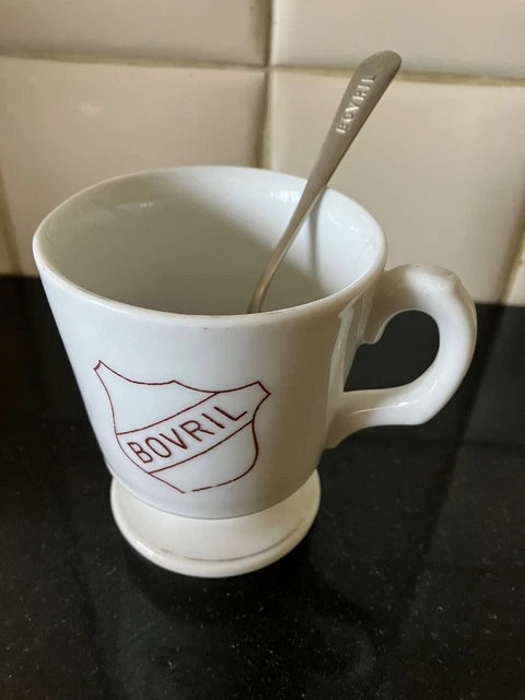 VINTAGE BOVRIL MUG and Bovril Spoon £15.00 - PicClick UK