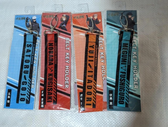 JUJUTSU KAISEN BELT Keychain 4 Types Satoru Gojo, Yuhito Kojo, Nobara ...