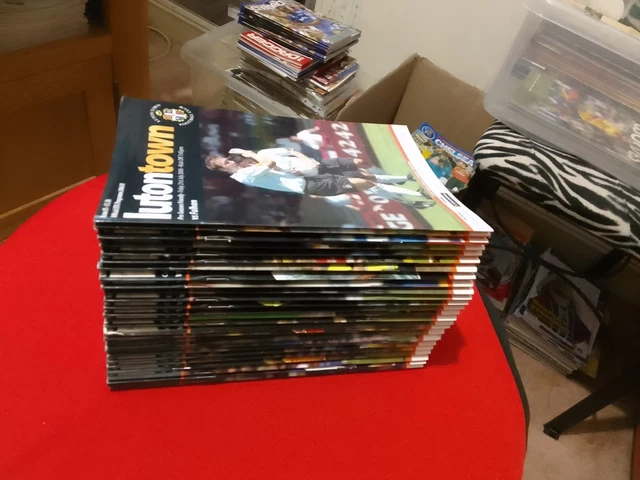 LUTON TOWN 2006/2007 Home Football Programmes x 27 (Complete Season ...