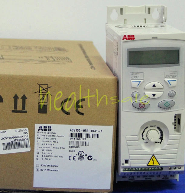 ONE ABB ACS150 ACS150-03E-04A1-4 1.5KW Inverter £328.73 - PicClick UK