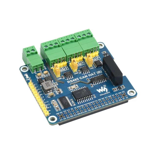 2 CH RS485 ＆ 1-CH CAN BUS HAT für RPI Raspberry Pi 3 Model B Plus A 4 5 ...