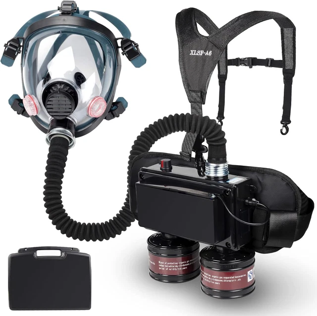 PORTABLE POWERED AIR Purifying Respirator Kit, PAPR Respirator System ...