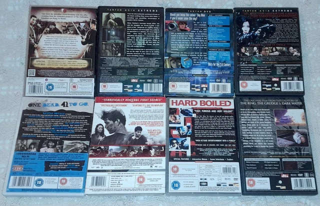 ASIAN CINEMA DVD bundle x 8, Headshot, Hard Boiled, Premonition etc £3. ...
