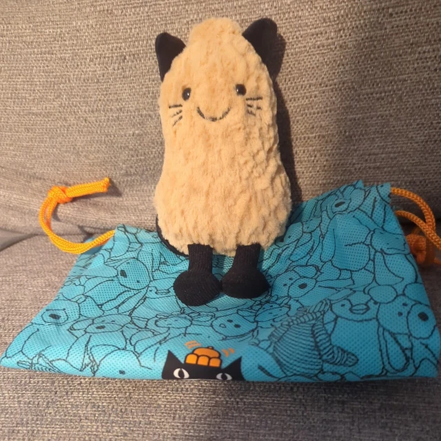 JELLYCAT AMUSEABLES PEANUT Cat Halloween Exclusive 2025 new with tags 🎃 ...