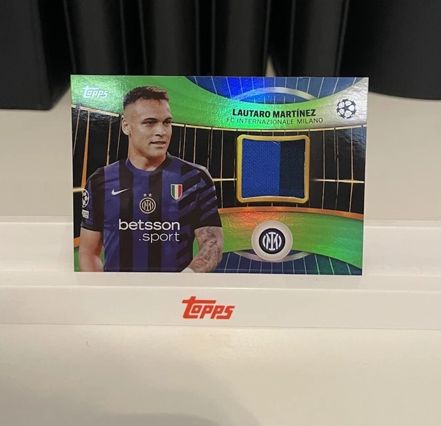 TOPPS UCC FLAGSHIP 2024/25 | Relic Card | Lautaro Martinez 096/199 £14. ...