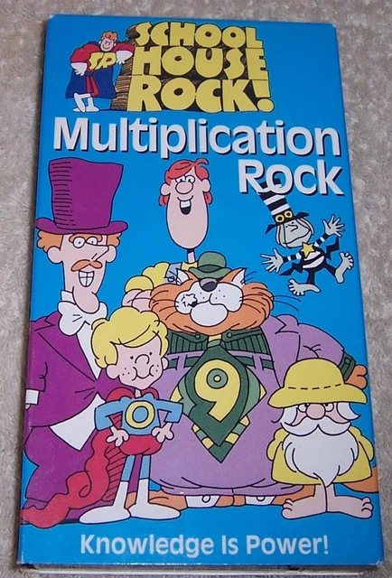 SCHOOLHOUSE ROCK: MULTIPLICATION Rock VHS Video £2.76 - PicClick UK