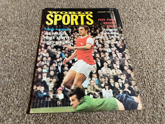 WFBK15 WORLD SPORTS Magazine Cover Page 10X8 1969 Feb £10.99 - PicClick UK