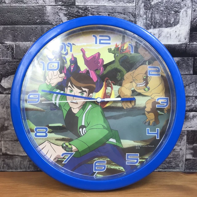 BEN 10 ALIEN Force Wall Clock Cartoon Network (S10) Kids Bedroom £6.26 ...