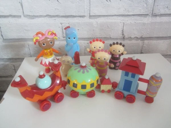 IN THE NIGHT GARDEN set 6 figures makka iggle upsy tombliboos ninky ...