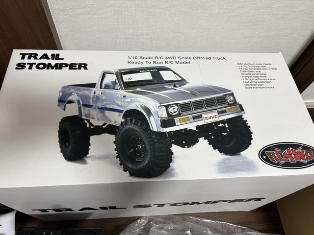 TRAIL STOMPER 4WD Rc Car Radio Control Off-Road Truck Rock Crawler Toy ...