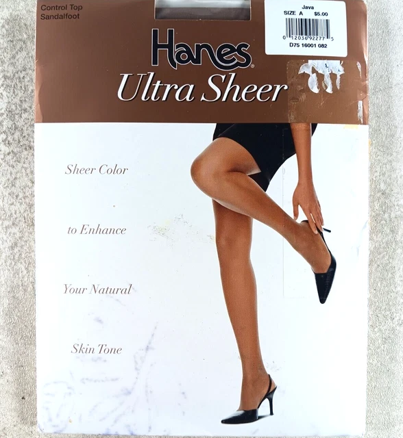 HANES ULTRA SHEER Pantyhose Java Size A £6.50 - PicClick UK