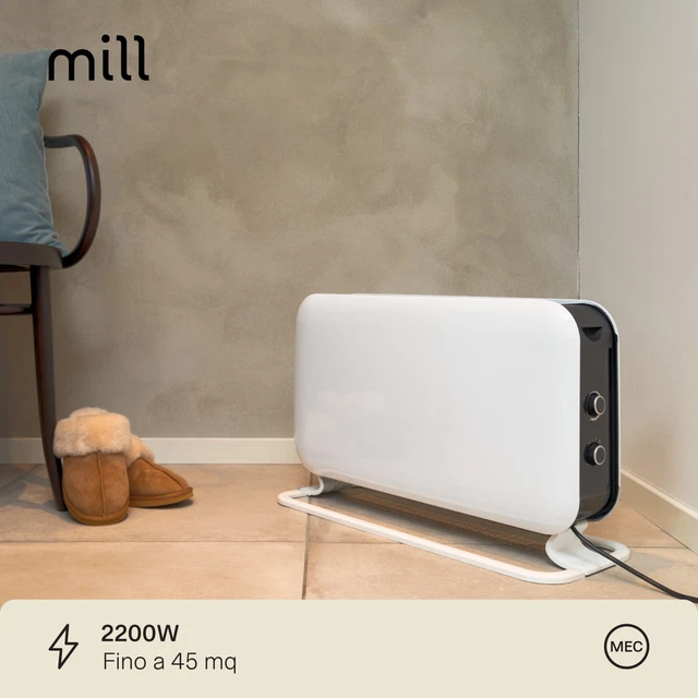TERMOCONVETTORE_STUFA ELETTRICA PORTATILE Mill Instant Max Convection ...