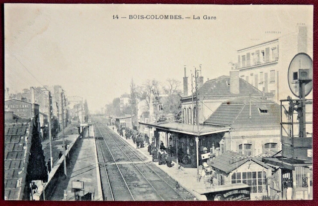 CPA 92 - Bois-Colombes - La Gare - Carte Précurseur - Train - EUR 9,00 ...