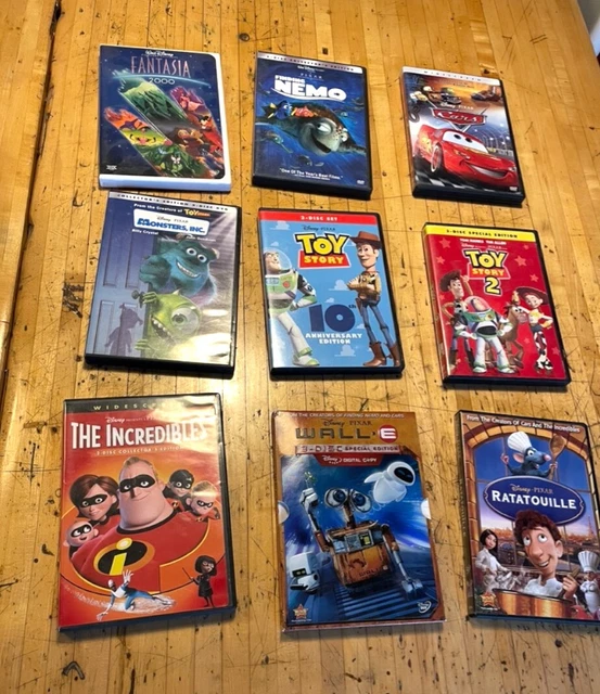 9 CLASSIC FAMILY Disney DVD Nemo/Cars/Toy Story/Monsters Inc/WallE/Ratatouille £42.67 - PicClick UK
