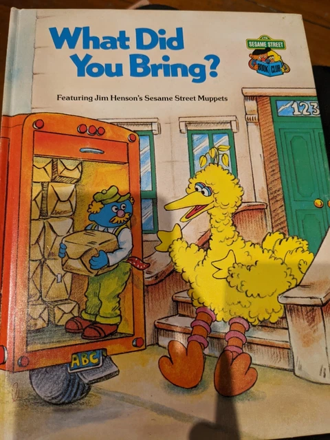SESAME STREET BOOK Club - What Did You Bring? 1980 HC Daisy Ellsworth ...