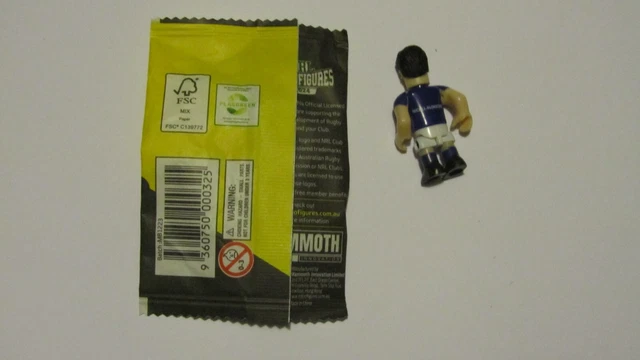 2024 NRL MICRO-FIGURES Player New Zealand Warriors Charnze Nicoll ...