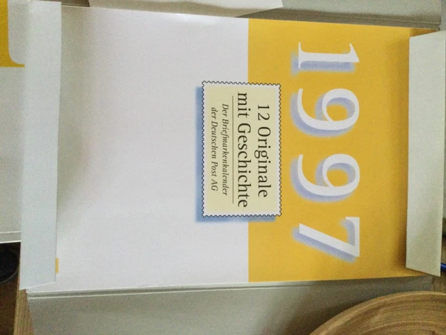 SONDERMARKEN KALENDER DEUTSCHE Post 1997 mit 12 Sondermarken EUR 5,00 ...