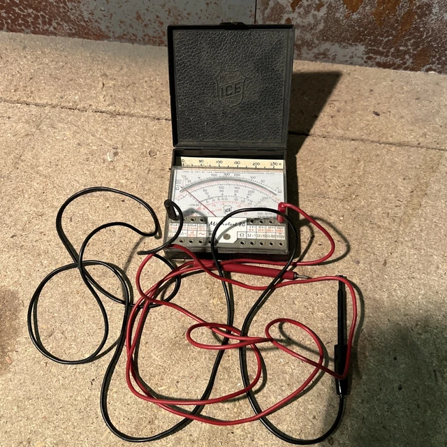 VINTAGE MILANO ICE Italy Microtest 80 - Electrical Tester £29.95 ...