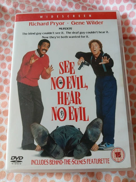 SEE NO EVIL Hear No Evil DVD Gene Wilder,Richard Pryor In Excellent ...