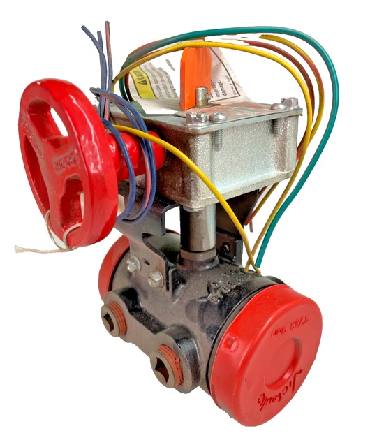 VICTAULIC FIRELOCK SERIES 702, 3" Grooved Butterfly Valve w/ Actuator ...