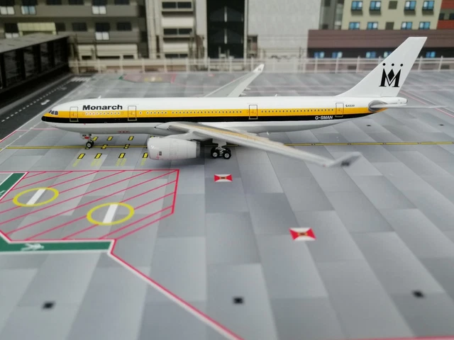 MONARCH AIRBUS A330-300 G-SMAN Model Aircraft 1/400 by Phoenix. BRAND NEW £49.99 - PicClick UK