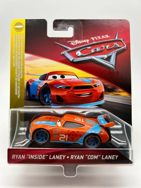 DISNEY PIXAR CARS Diecast Ryan "INSIDE" Laney Next-Gen Piston Racers ...