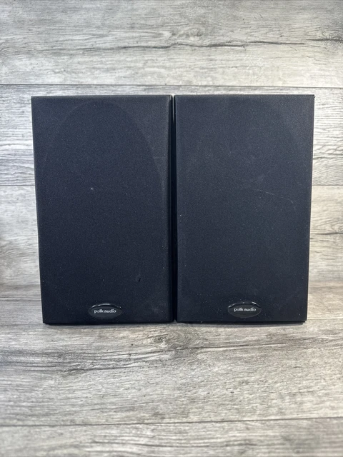 PAIR (2) POLK Audio RT15I Bookshelf Speakers w Dynamic Balance Tweeters ...