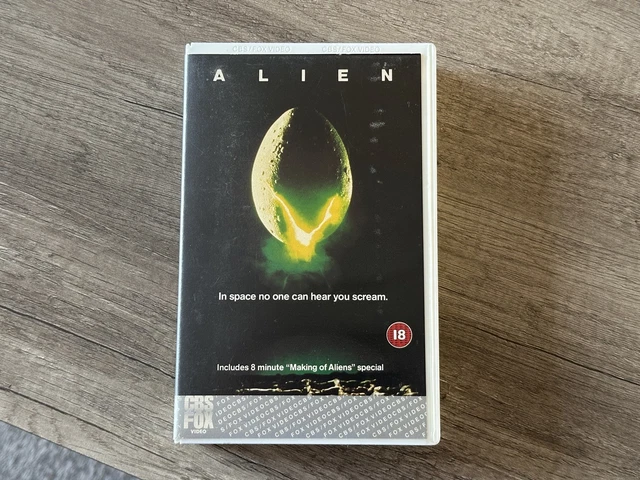ALIEN BIG BOX VHS Ex Rental Horror Movie 1979 CBS Fox £63.07 - PicClick UK