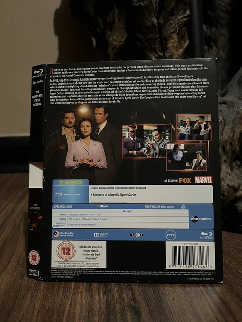 AGENT CARTER BLU Ray ‼️Slipcover Only‼️ £7.59 - PicClick UK