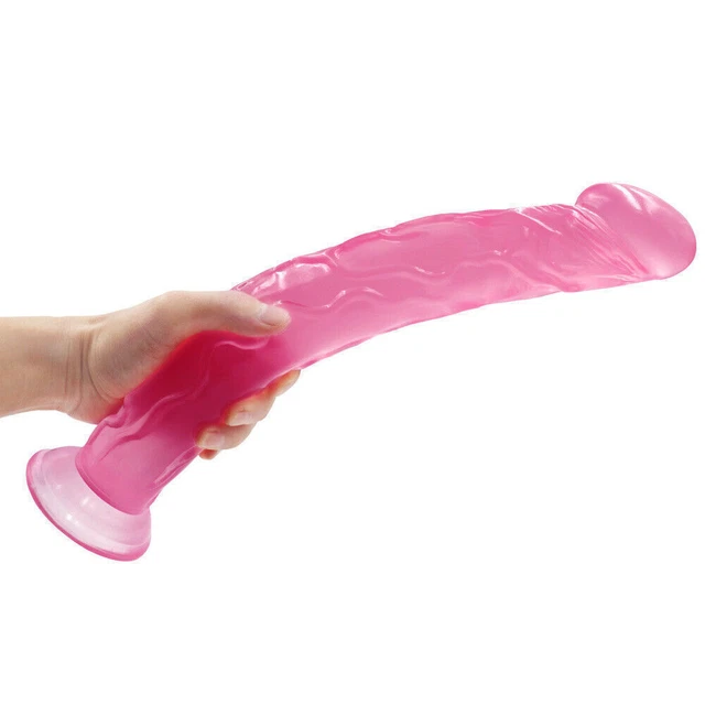 Super Huge Big Sex Realistic Lifelike Dildo Suction Cup Gspot Women 4615