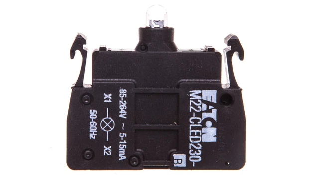 DOUILLE DE LAMPE LED bleue 230V AC pince à ressort M22-CLED230-B 218063 ...