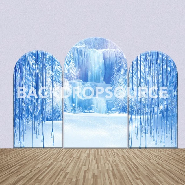 SNOW THEMED PARTY Backdrop Media Sets for Birthday / Events/ Weddings ...