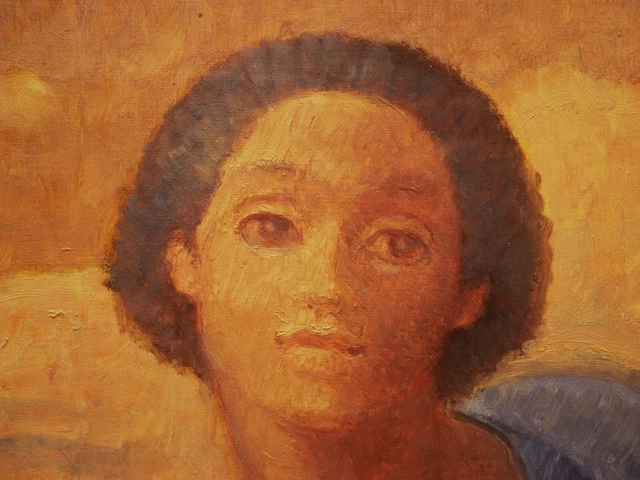 TABLEAU DE ROBERT Bouille (1926-2021):portrait féminin EUR 20,00 ...