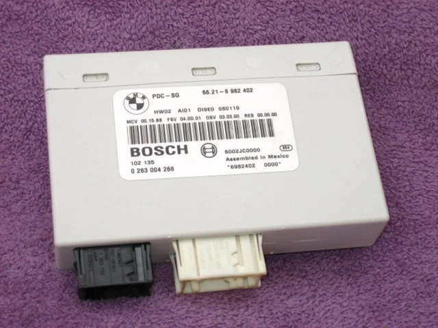 BMW E90 PDC ECU Module Rear Parking Control Sensor Unit Bosch 6982402 3 ...