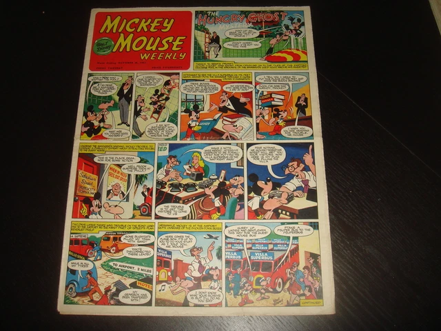 MICKEY MOUSE WEEKLY October 10th 1953 UK Disney Comic £9.95 - PicClick UK