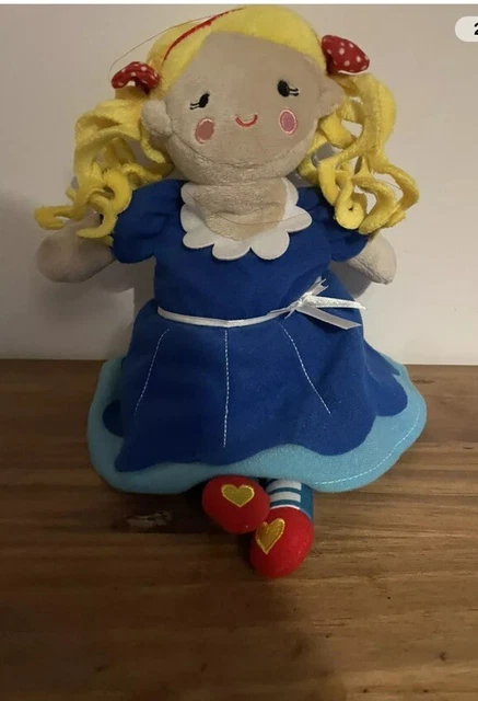 WILKO FOLD-INSIDE GOLDILOCKS And Bear 2In 1 Fairytale Soft Plush Toy ...