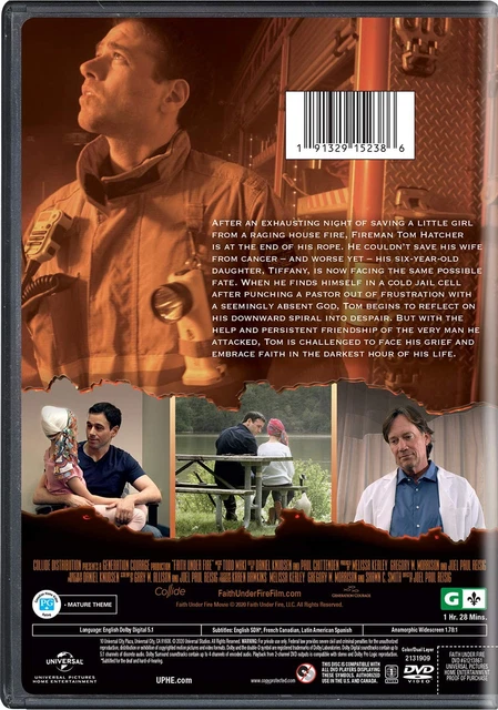 FAITH UNDER FIRE (DVD) Nick Vlassoppulos Kevin Sorbo Dean Cain (US ...