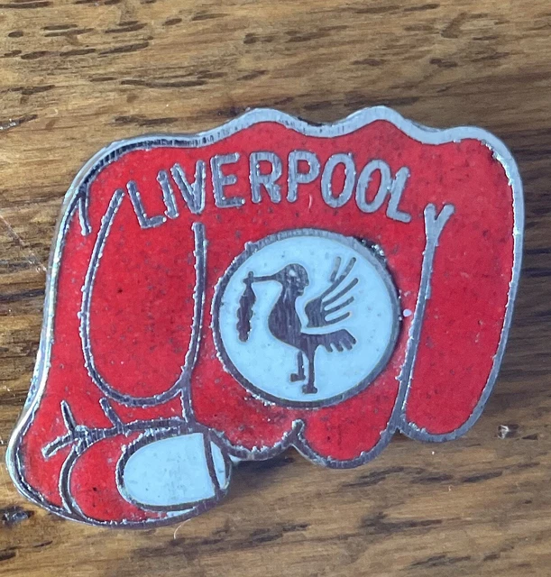 LIVERPOOL FC BADGE By Aew Rare Enamel Football Badge Brooch Fitting £12 ...