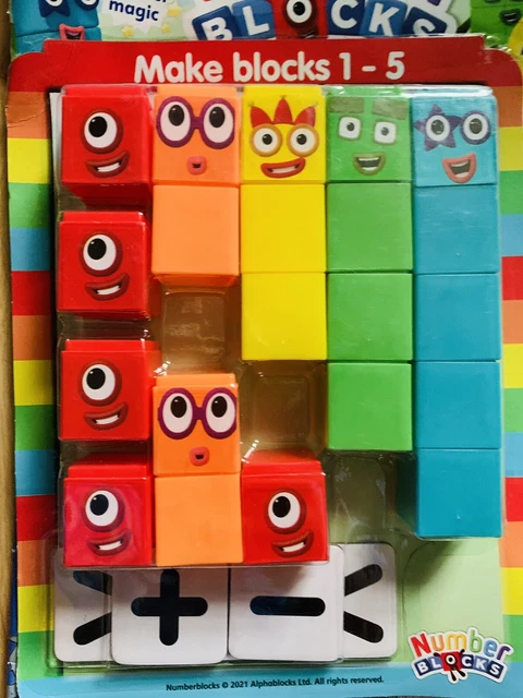 NEW NUMBERBLOCKS CBEEBIES magazine 1-5 Numberblocks stickers- Early Yrs ...