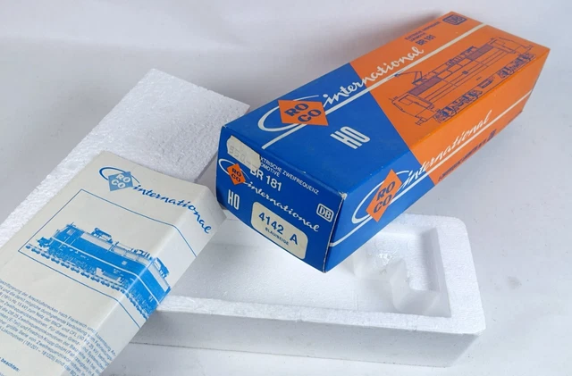 ROCO 4142 A LEERKARTON E-Lok BR 181 222-1 DB Spur H0 OVP Leerverpackung ...