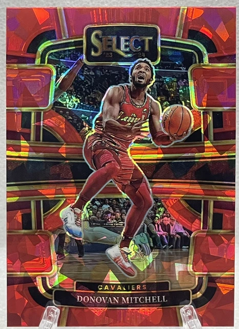 DONOVAN MITCHELL 2023-24 Panini Select Red Ice Prizm #38 Cleveland ...