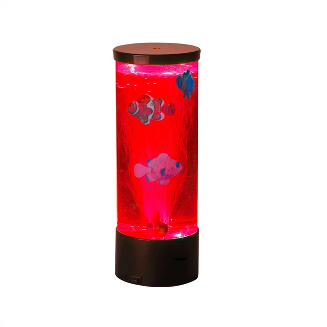 LED COLOR CHANGING Mood Light Floating Fish Bubble Light Kids Night ...