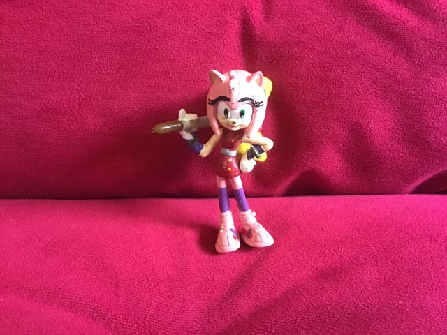 SONIC THE HEDGEHOG Amy Rose PVC Figure Hammer Sega 2” Inch £8.00 ...