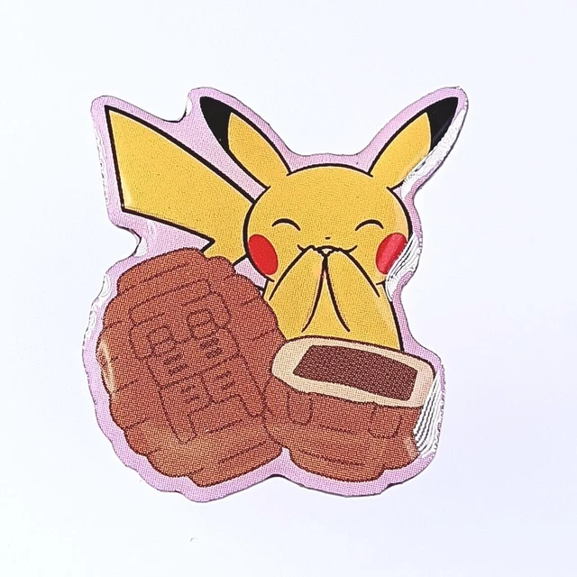 PIKACHU POKEMON GOTOCHI Pin Badge Tokyo Kaminarimon Nintendo of Japan F ...