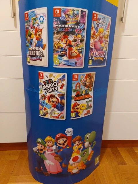 MARIO AND FRIENDS Official Retail Display Standee Nintendo Switch 160 X ...