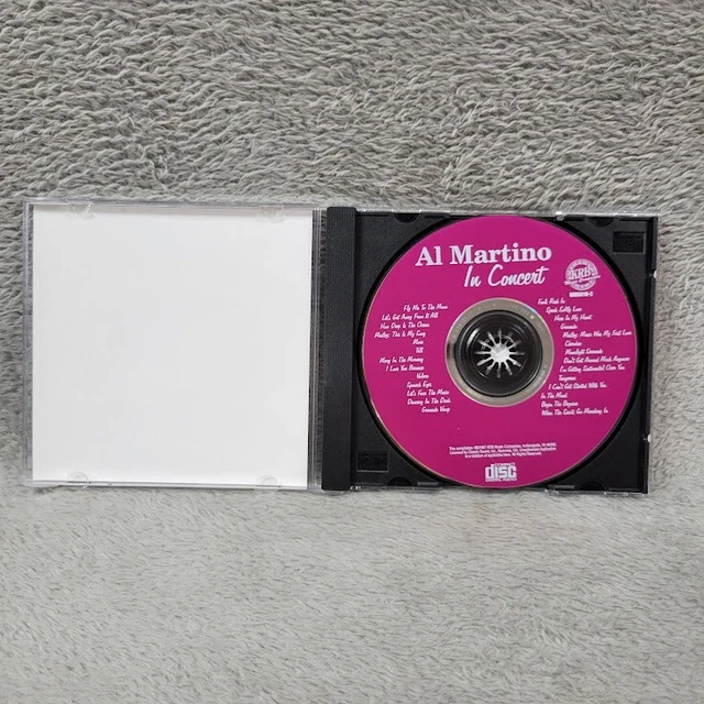 AL MARTINO IN Concert CD KRB Music Company 1996 Release $5.46 - PicClick AU