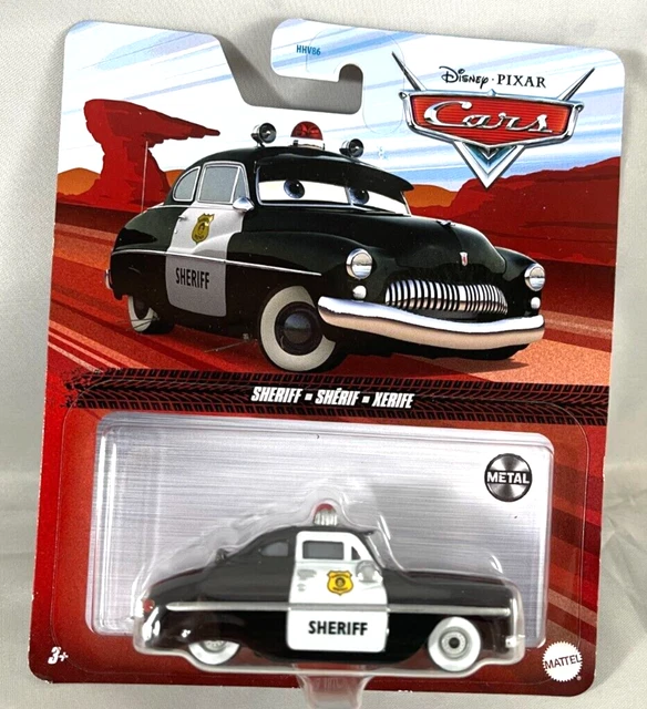 DISNEY PIXAR CARS Sheriff die-cast 1:55 scale Metal 2022 3 and up £14. ...