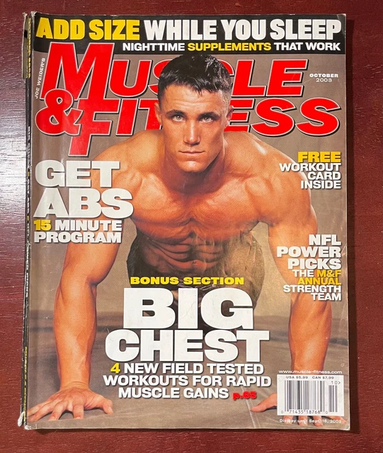 GREG PLITT RARE Muscle & Fitness Magazine September 2003 £29.99 ...