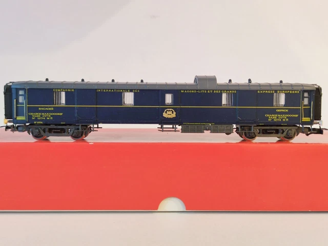 RIVAROSSI 2496 FOURGON CIWL 6 portes Type F num 1274 Orient-Express HO ...