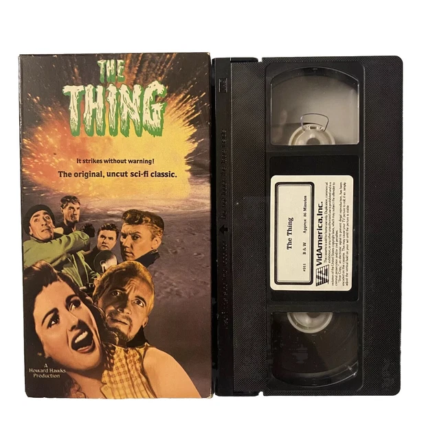 THE THING FROM Another World VHS Sci-Fi Alien Classic Retro Horror ...